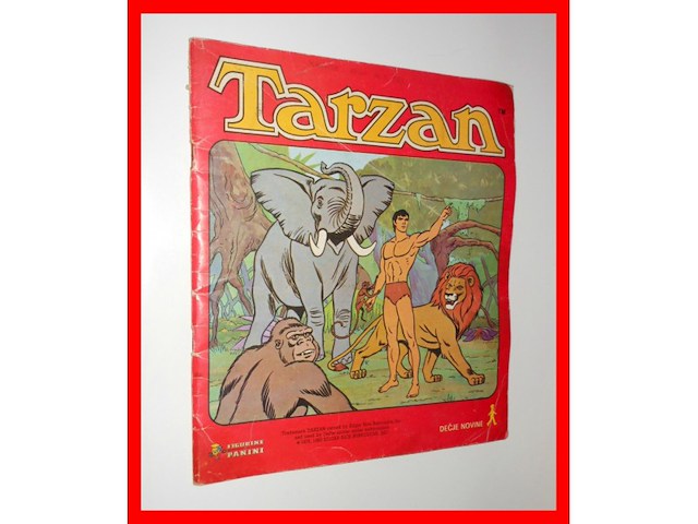 Tarzan, album Panini, 1982.