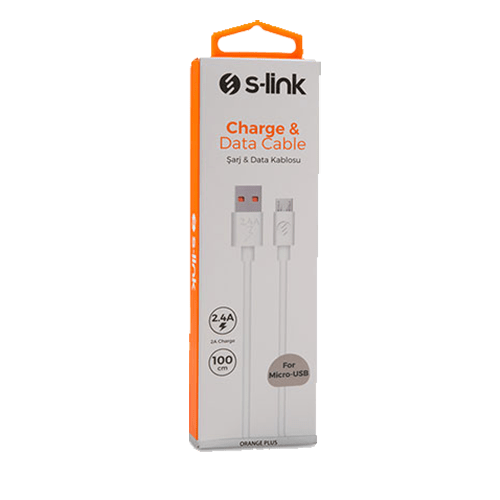 S-LINK USB-A na MicroUSB kabl (beli) - SL-X241,