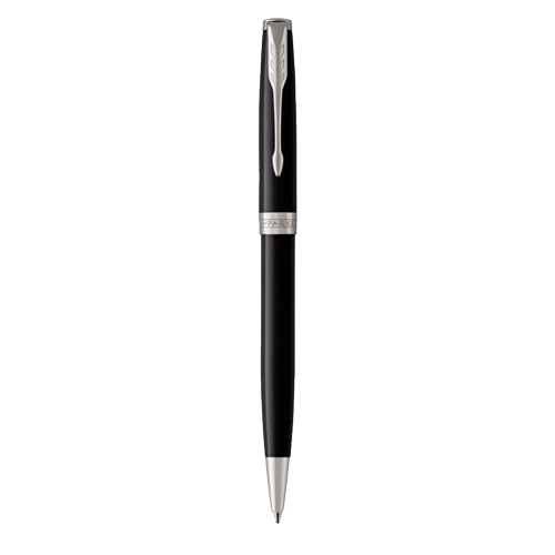 PARKER Hemijska olovka Sonnet Black Lacquer Ballpoint 1931502 (Crna/Srebrna)
