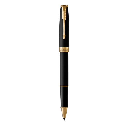 PARKER Roler olovka Sonnet Matte Black Lacquer GT 1931518 (Crna/Zlatna)