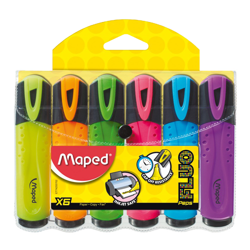 MAPED Marker set Fluo Pep's M742557