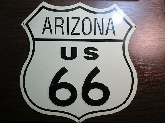 Saobraćajni znak autoputa ruta 66 Arizona