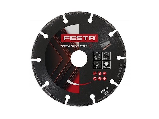 Rezna ploča dijamantska za metal 125mm FESTA