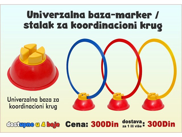 Univerzalna baza-marker / stalak za koordinacioni krug