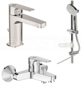 SET BATERIJA KADA I LAVABO + KLIZNA SIPKA ESLA – IDEAL STANDARD BC264AA