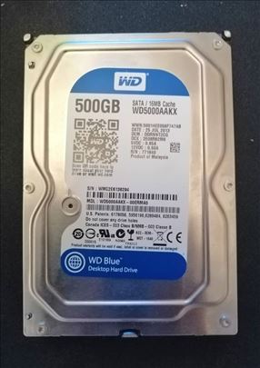 WD Blue (500GB, SATA-300, 16MB Buffer) | WD5000AAK