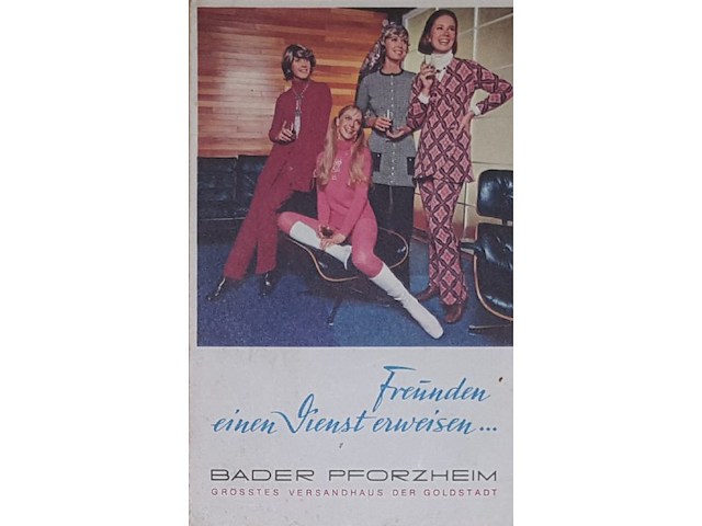 Brošura `Bader Pforzheim` Germany