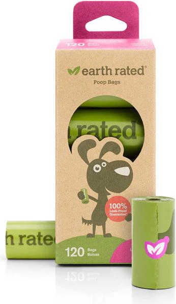 Earh Rated Poop Bags (Lavander)