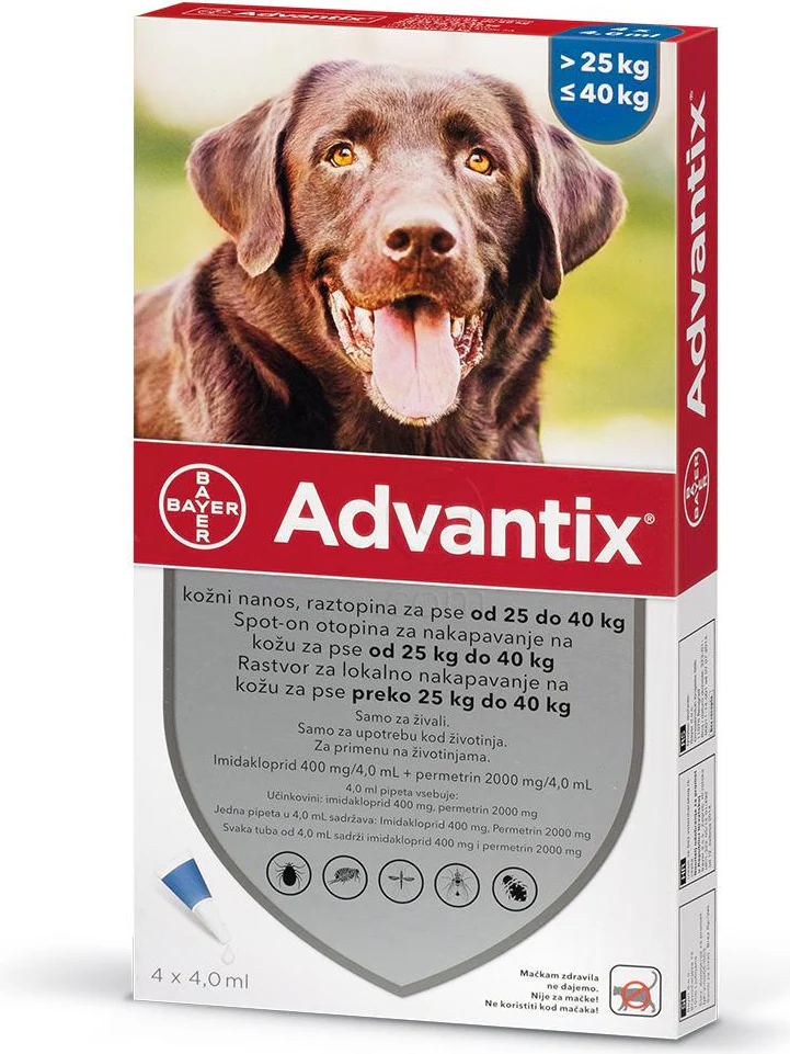 Advantix 400 (>25kg, 4ml)