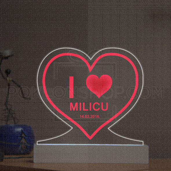 Ja volim poklon stona lampa