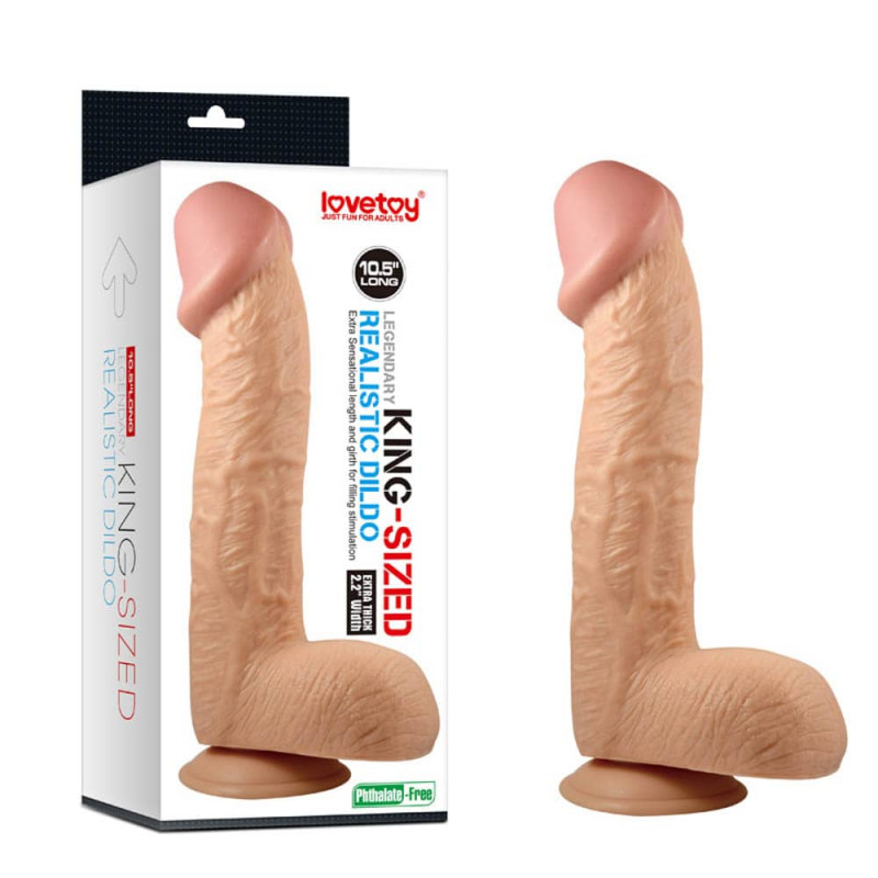 Legendary King sized silikonski realistični dildo LVTOY00193/ 6583