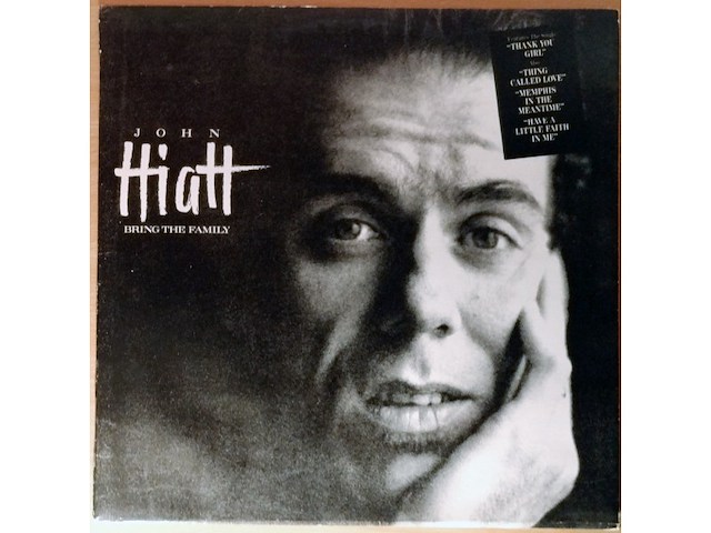 LP JOHN HIATT - Bring The Family (1987), PGP, MINT