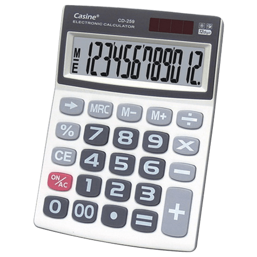 CASINE Kalkulator CD-259 (Crno-beli)
