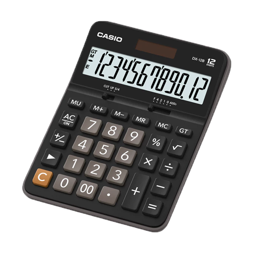 CASIO Kalkulator DX-12B (Crni)