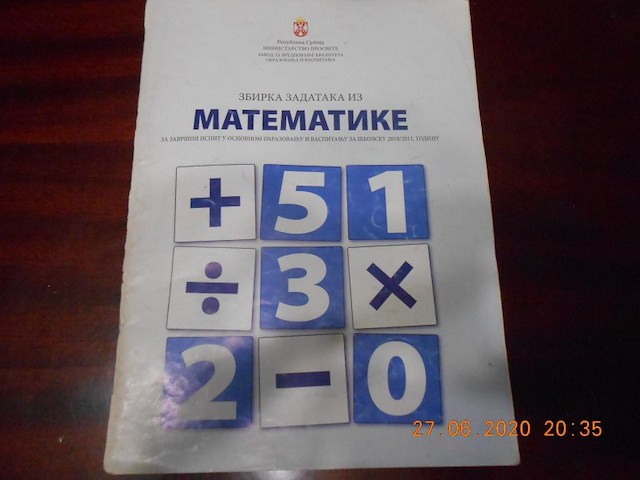 Zbirka zadataka iz matematike za zavrsni ispit