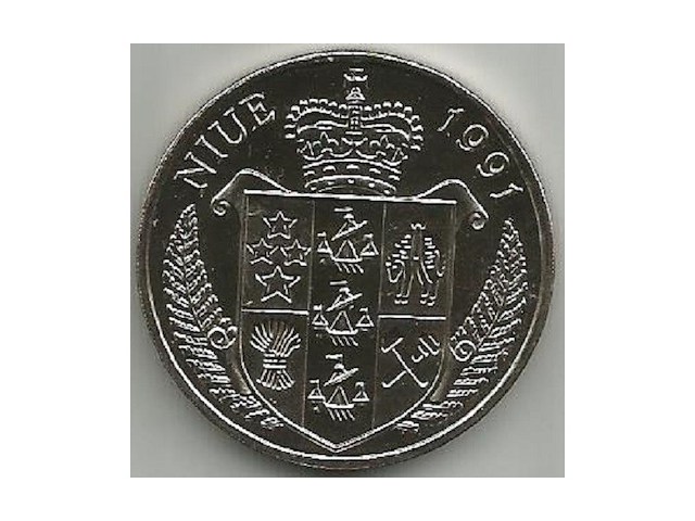 Niue 5 dollars 1991. UNC 100 godina kosarke