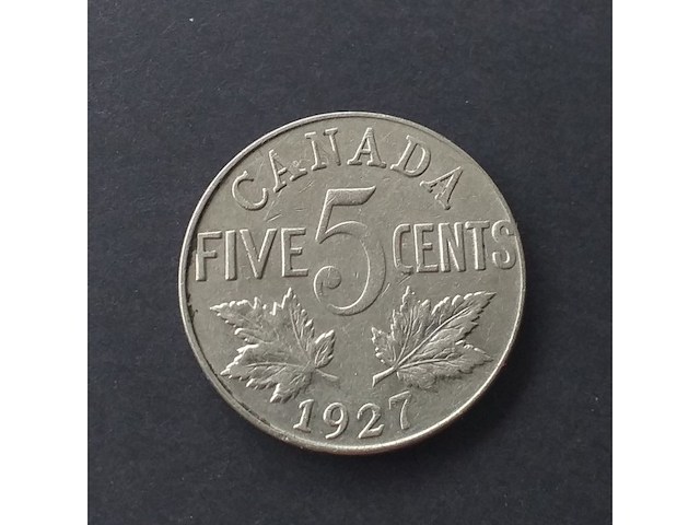 Canada 5 CENTS 1927