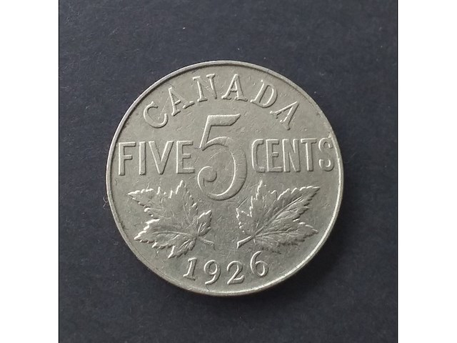 Canada 5 CENTS 1926