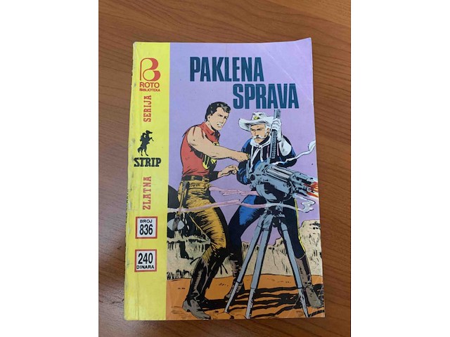 Zlatna serija 836 - Paklena sprava - zagor