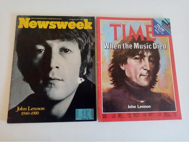 JOHN LENNON 2 X US ROCK MAGAZIN 1940-80