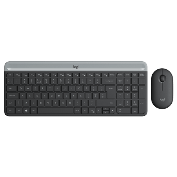 LOGITECH MK470 Wireless Desktop YU Graphite tastatura + miš Set