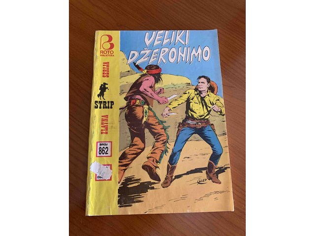 Zlatna serija 862 - Veliki Džeronimo - tex