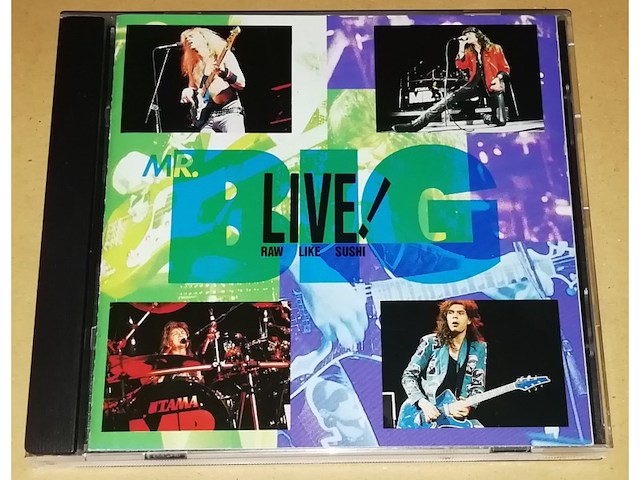 Mr. Big ‎– Live! Raw Like Sushi (CD), JAPAN PRESS