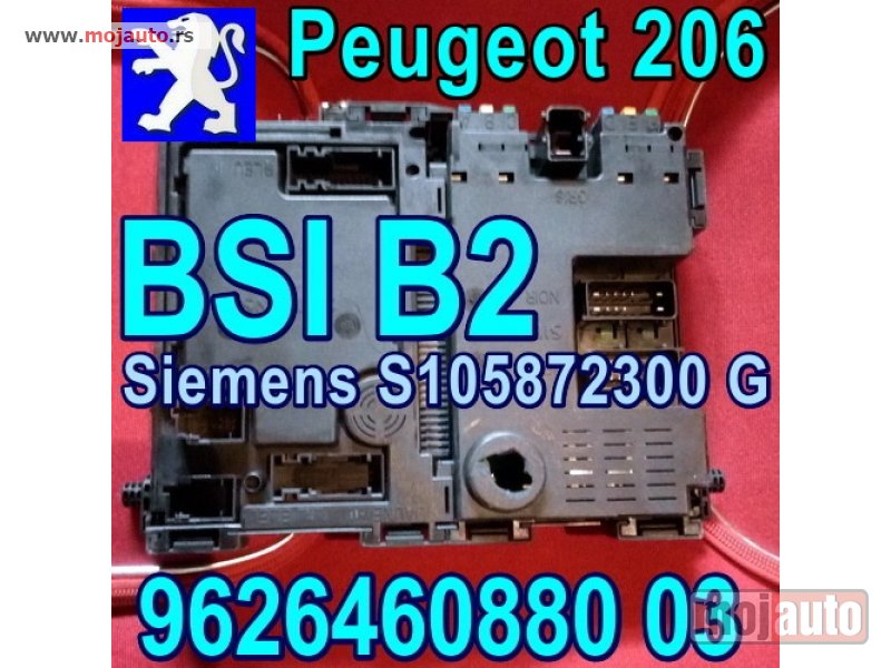 BSI B2 Peugeot 206 , 9626460880 03 , Siemens S105872300 G