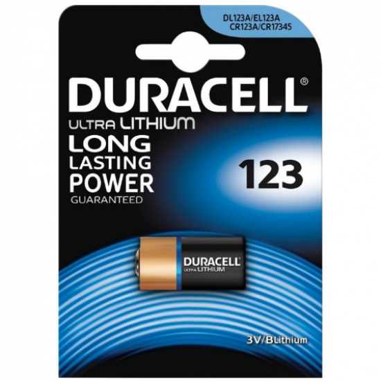 Duracell CR123 baterija
Duracell CR123 baterija