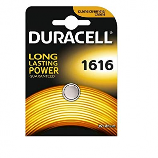 Duracell CR1616 baterija
Duracell CR1616 baterija