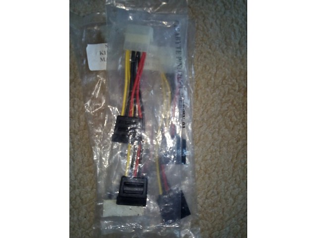 Kabel power 1 x molex na 2 x SATA (2)