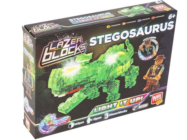 Svetleci Stegosaurus Lazer blokovi
