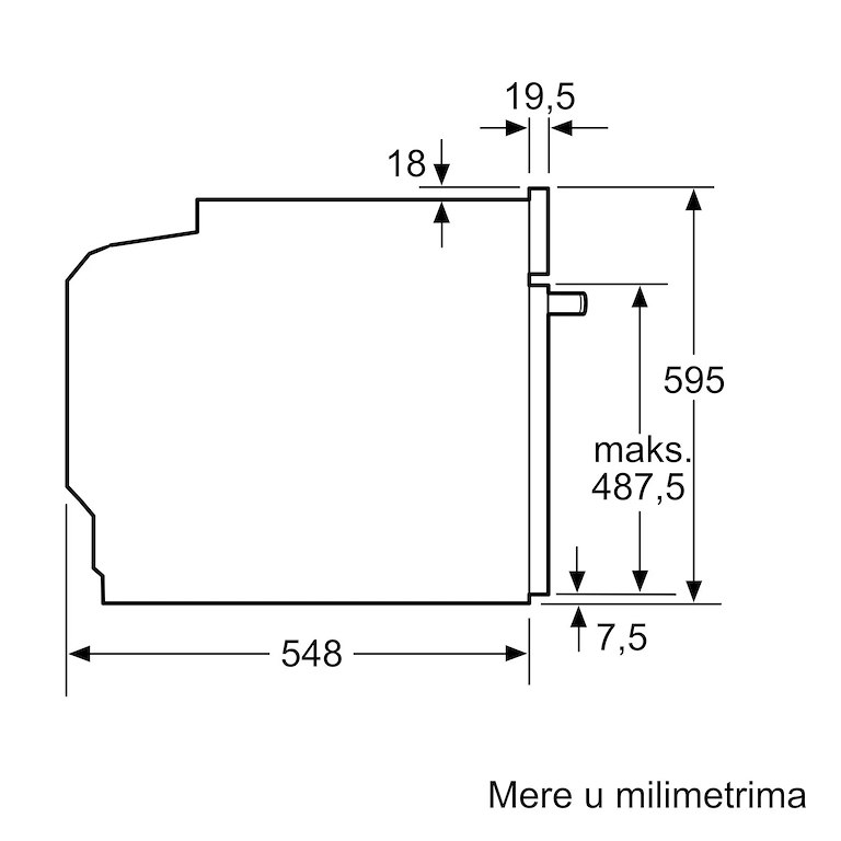 Bosch ugradna rerna HMG6764B1