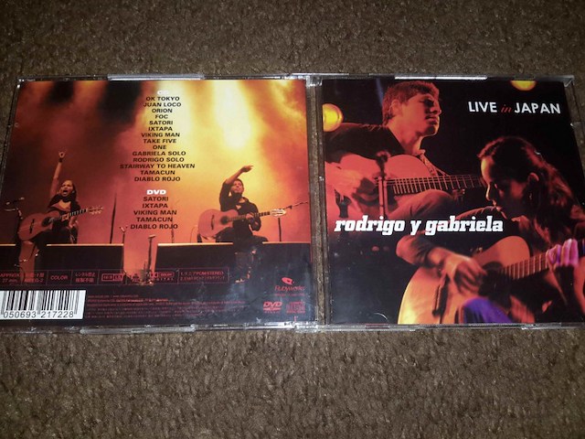 Rodrigo y Gabriela - Live in Japan CD+DVD , ORIGINAL