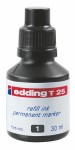 Refil za markere E-T25, 30ml Edding crna