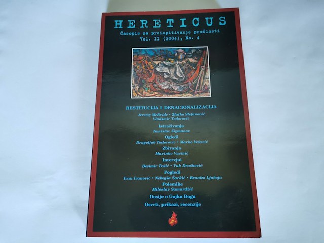 Hereticus - Vol.II, NO.4 - 2004 godina