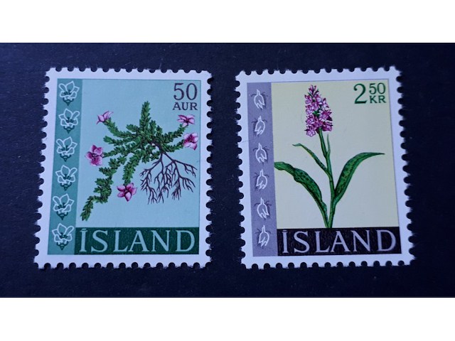 Island 1968. - Flora - cveće ** kompl. serija