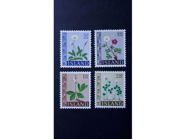 Island 1964. - Flora - cveće ** kompl. serija