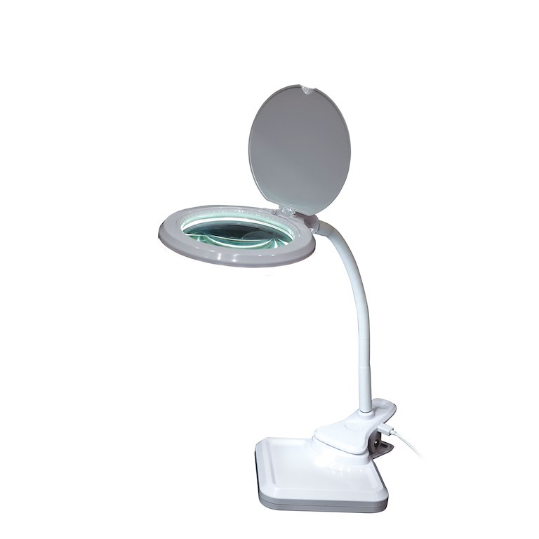 Stona LED lampa sa lupom (uvećanje 1.75x), podesiva, sa stezaljkom, USB napajanje (5V), 36xSMD LED 250lm, potrošnja samo 2.5W (MA-1010U)