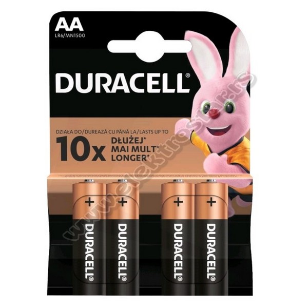 BATERIJA AA 1,5V DURACELL BASIC