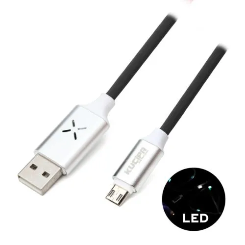 USB Data kabl KUCIPA K257 micro USB 1m crni