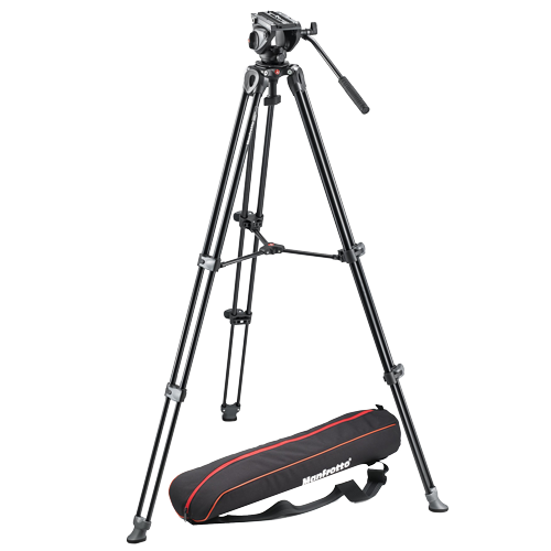 MANFROTTO MVK500AM - Tripod with fluid video head Lightweight with Side Lock
