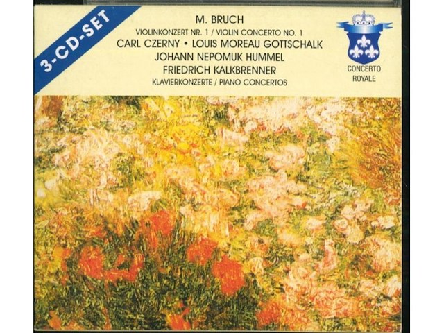 M.BRUCH - VIOLINKONZERT NR.1 3CD