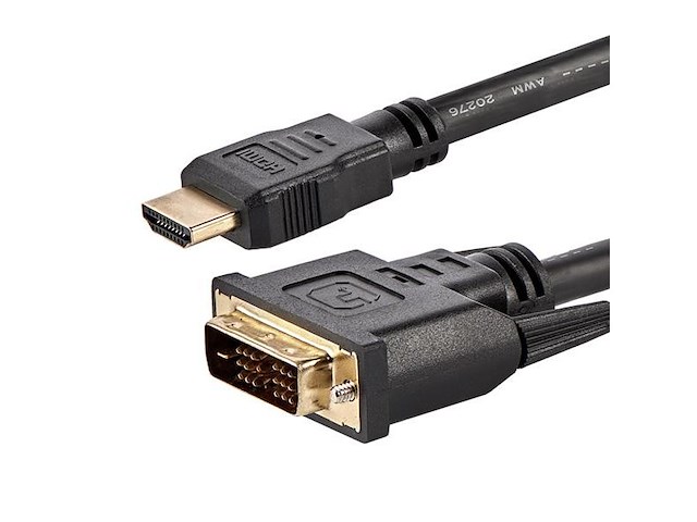 Kabl HDMI muški na DVI (18+1) muški 1.8m