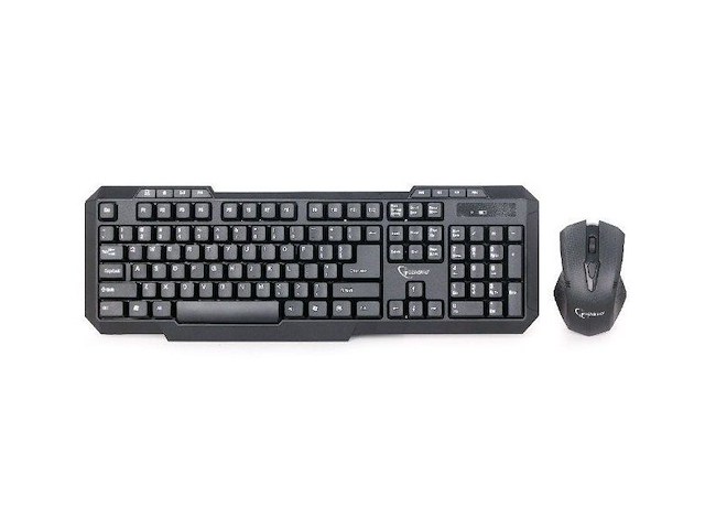 KBS-WM-02 Gembird Gejmerska tastatura US + bezicni mis USB