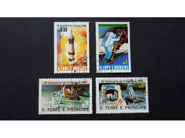 Sao Tome 1980. - Svemir  # žig. kompl. serija