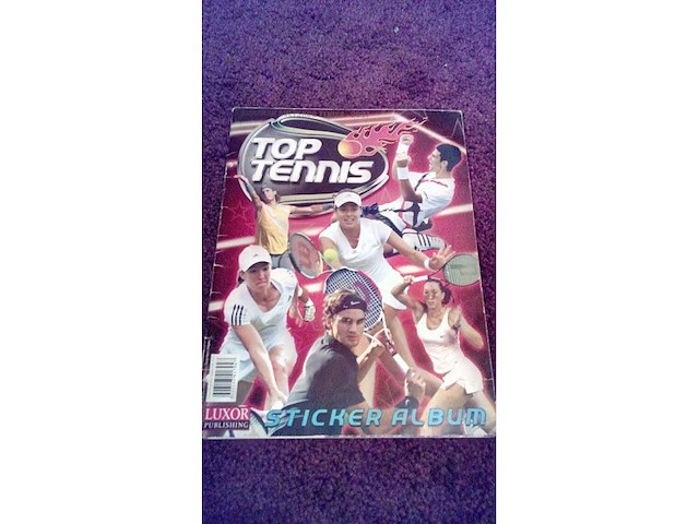 Top tenis 2007 sticker album