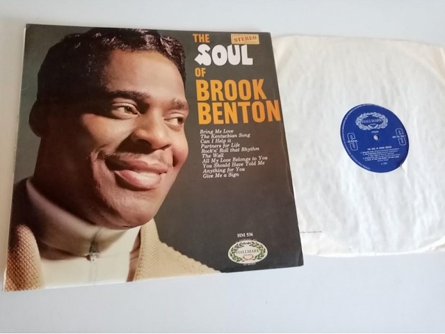 BROOK BENTON SOUL OF UK LP MINT