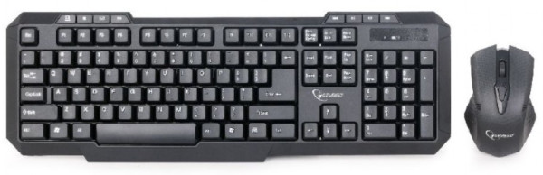 KBS-WM-02 Gembird Gejmerska tastatura US + bezicni mis USB