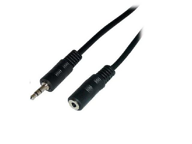 Kabl 3.5mm stereo muško-ženski 1.8m